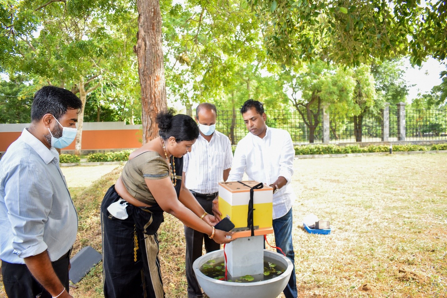 Rajarata University of Sri Lanka established an Apiary at Mihintale ...