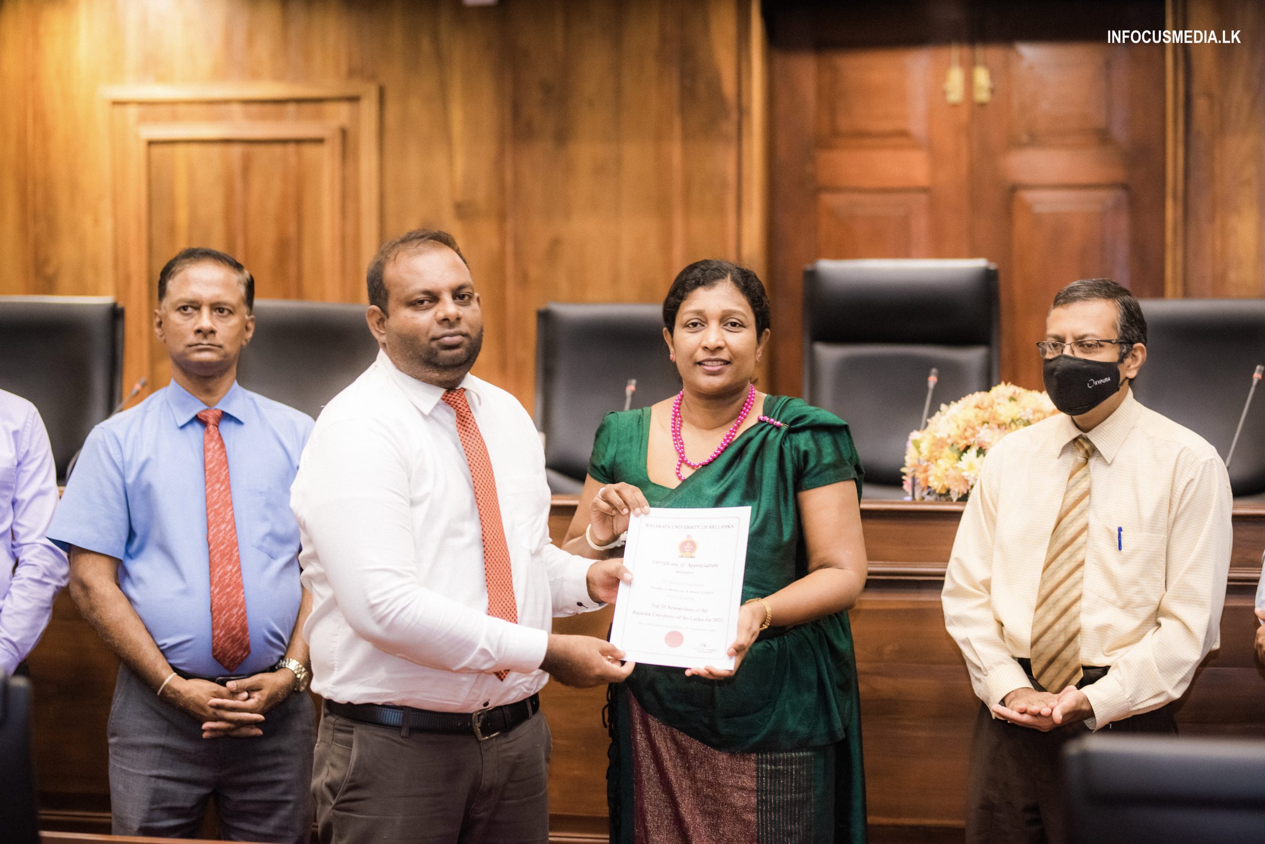 The Recognition Ceremony of Top 20 Researchers of the Rajarata ...