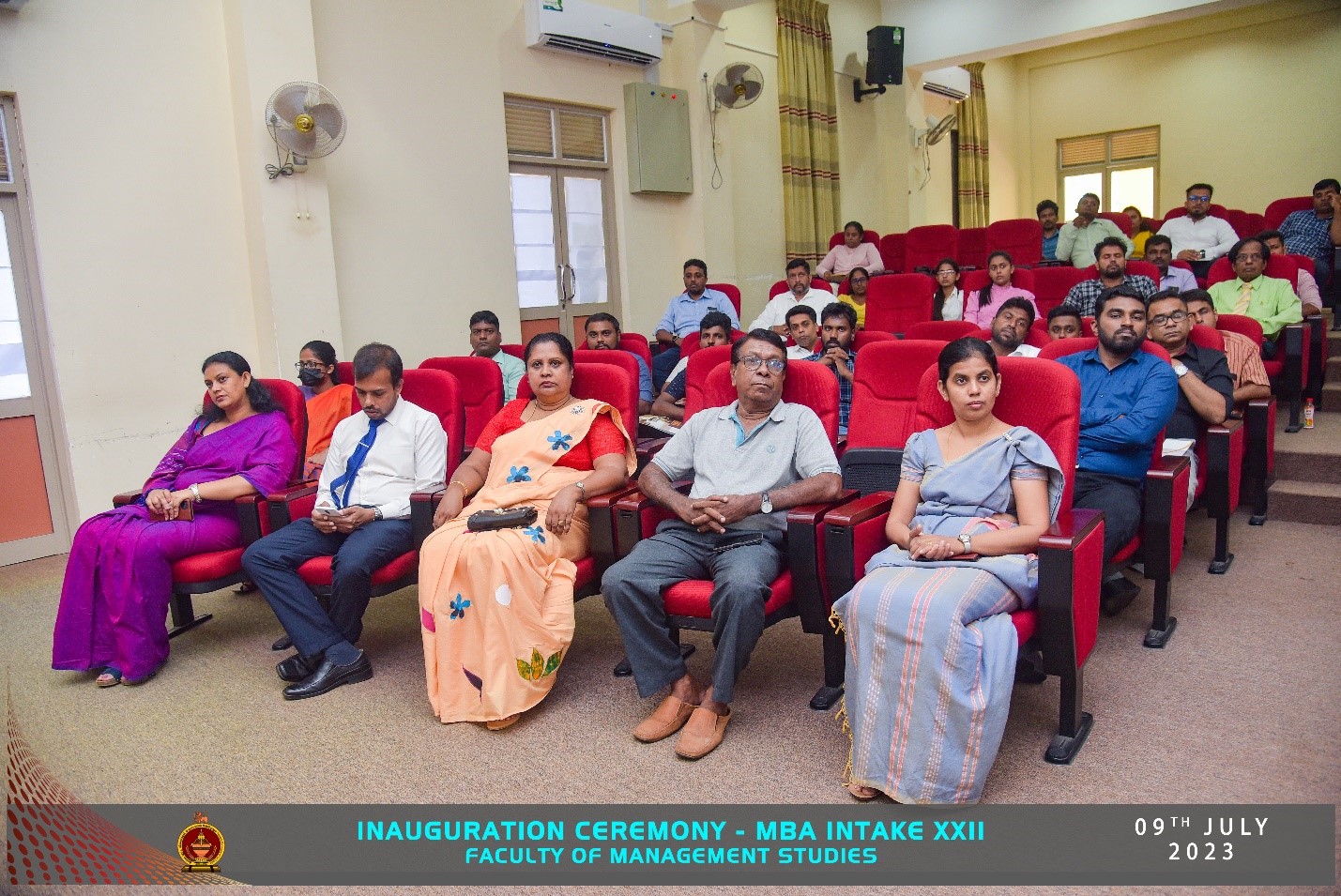 Inauguration Ceremony of the XXII Intake of Master of Business ...
