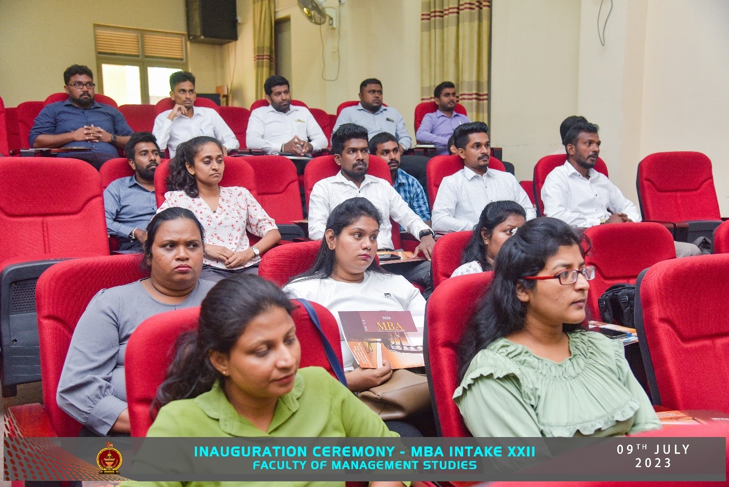 Inauguration Ceremony of the XXII Intake of Master of Business ...