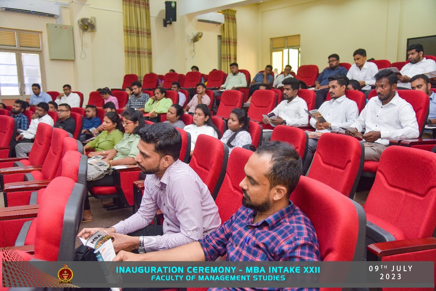 Inauguration Ceremony of the XXII Intake of Master of Business ...