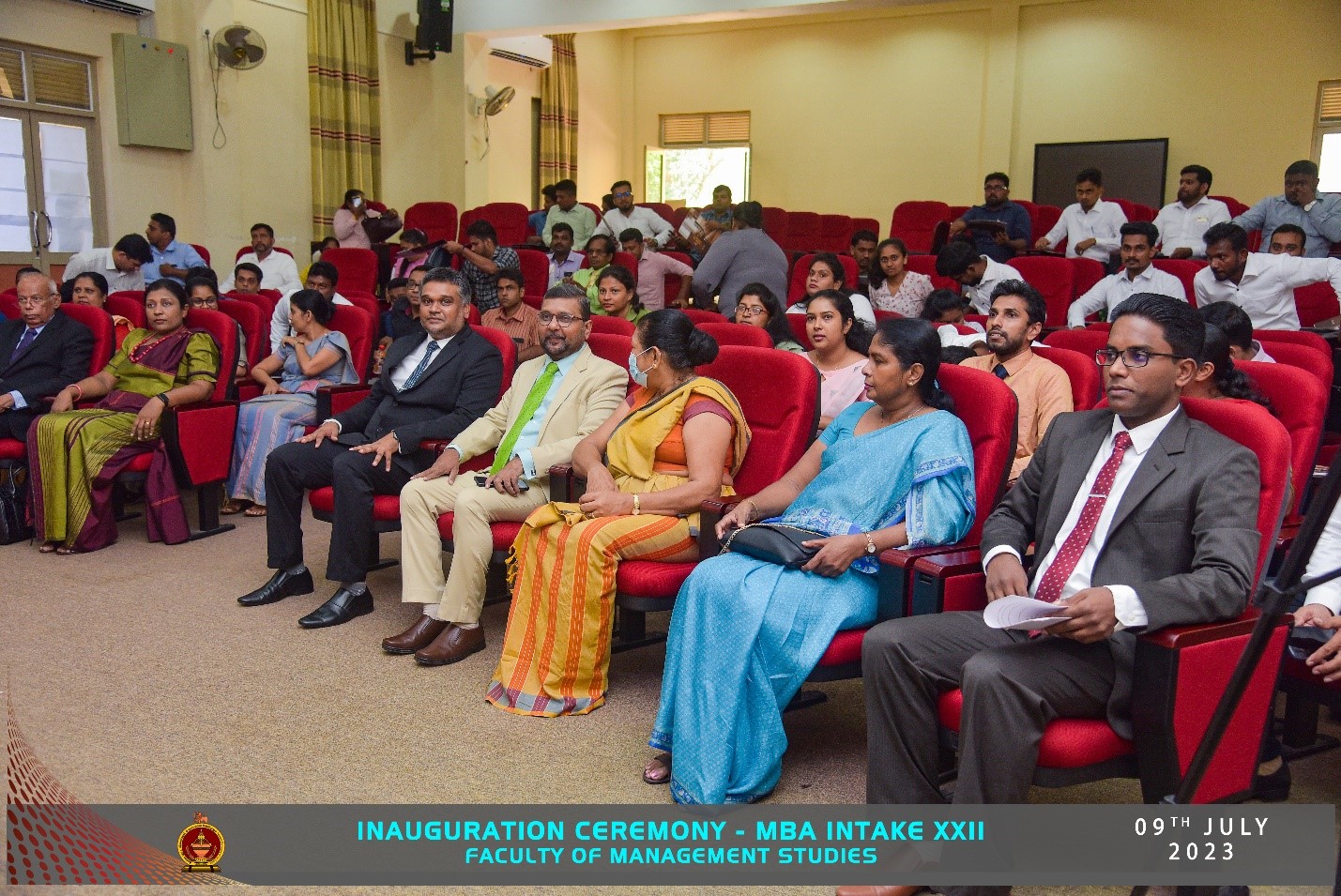 Inauguration Ceremony of the XXII Intake of Master of Business ...
