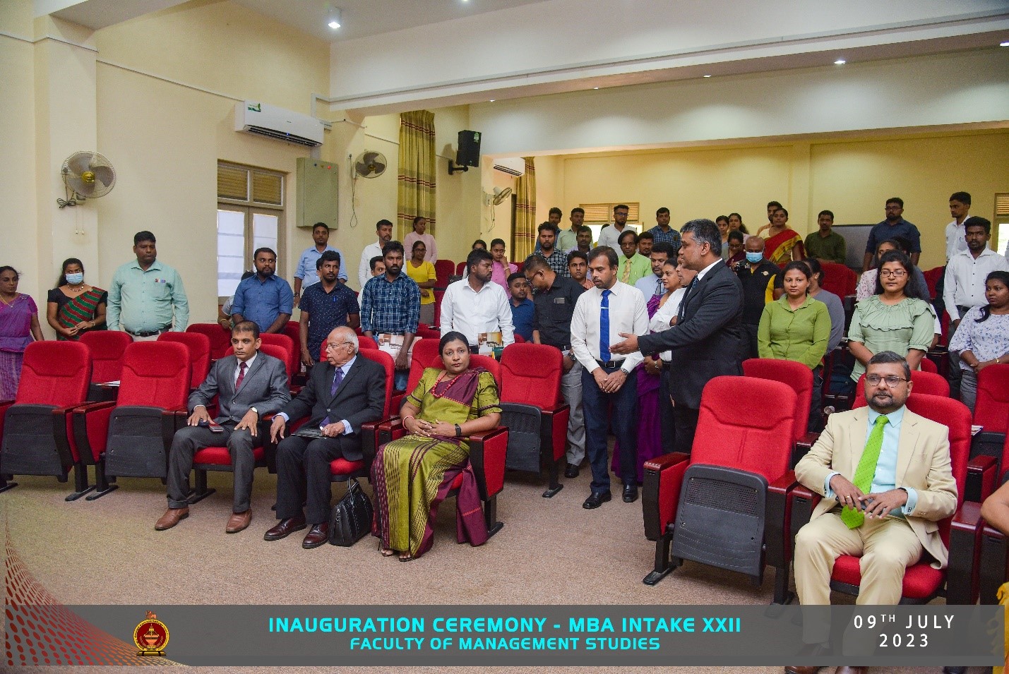 Inauguration Ceremony of the XXII Intake of Master of Business ...