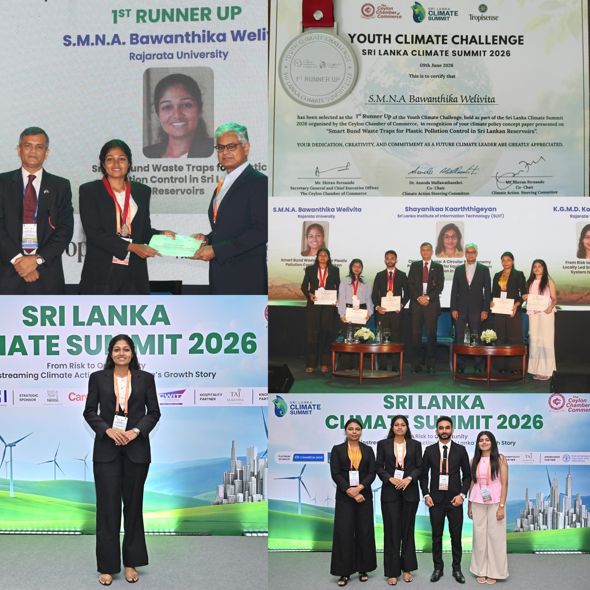 1st Runner-Up position at the Youth Climate Challenge Competition 2026 ...